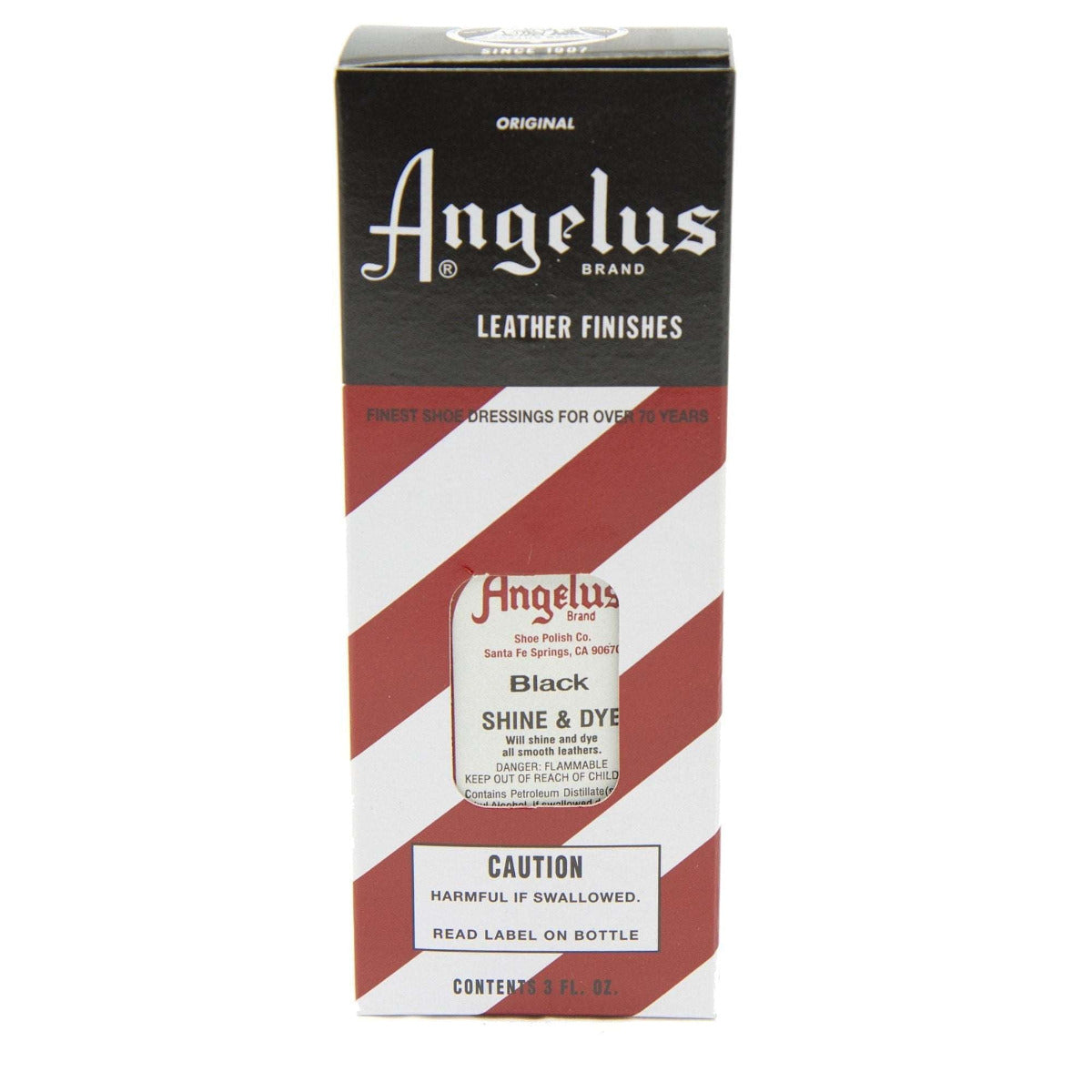 Angelus Leather Shine & Dye Black 88ml – Angelus Brand